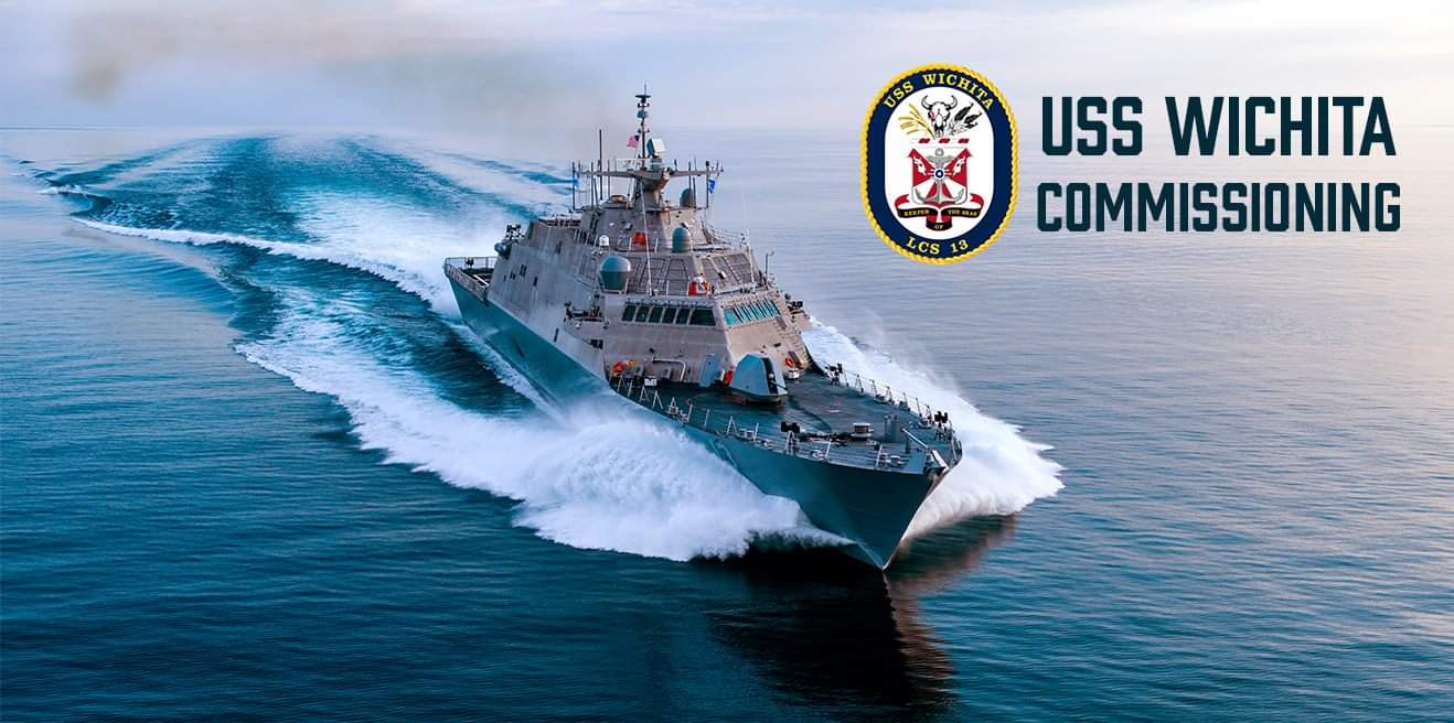 US Navy commissioned 13th Littoral Combat Ship USS Wichita (LCS-13 ...