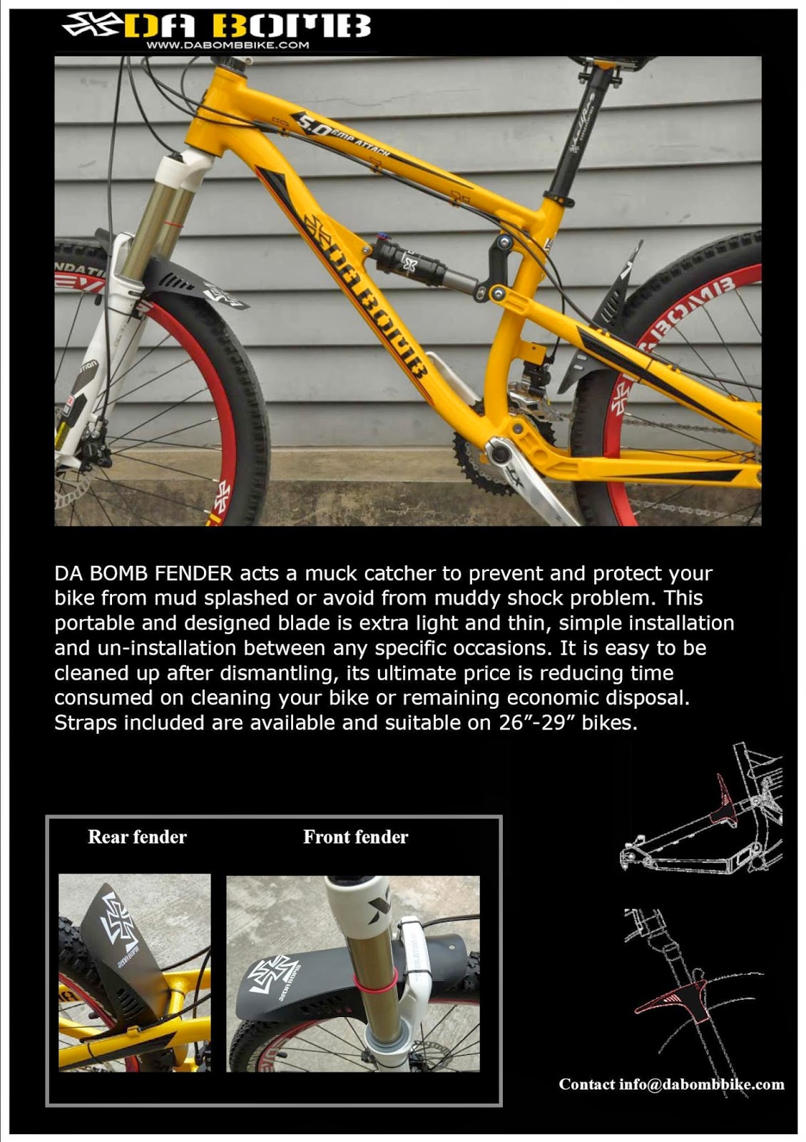 DA BOMB Bikes: Extreme MTB Frames & Components: 4/27/14 - 5/4/14