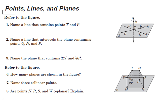Geometry Pre-AP: 13. Unit 1 Review
