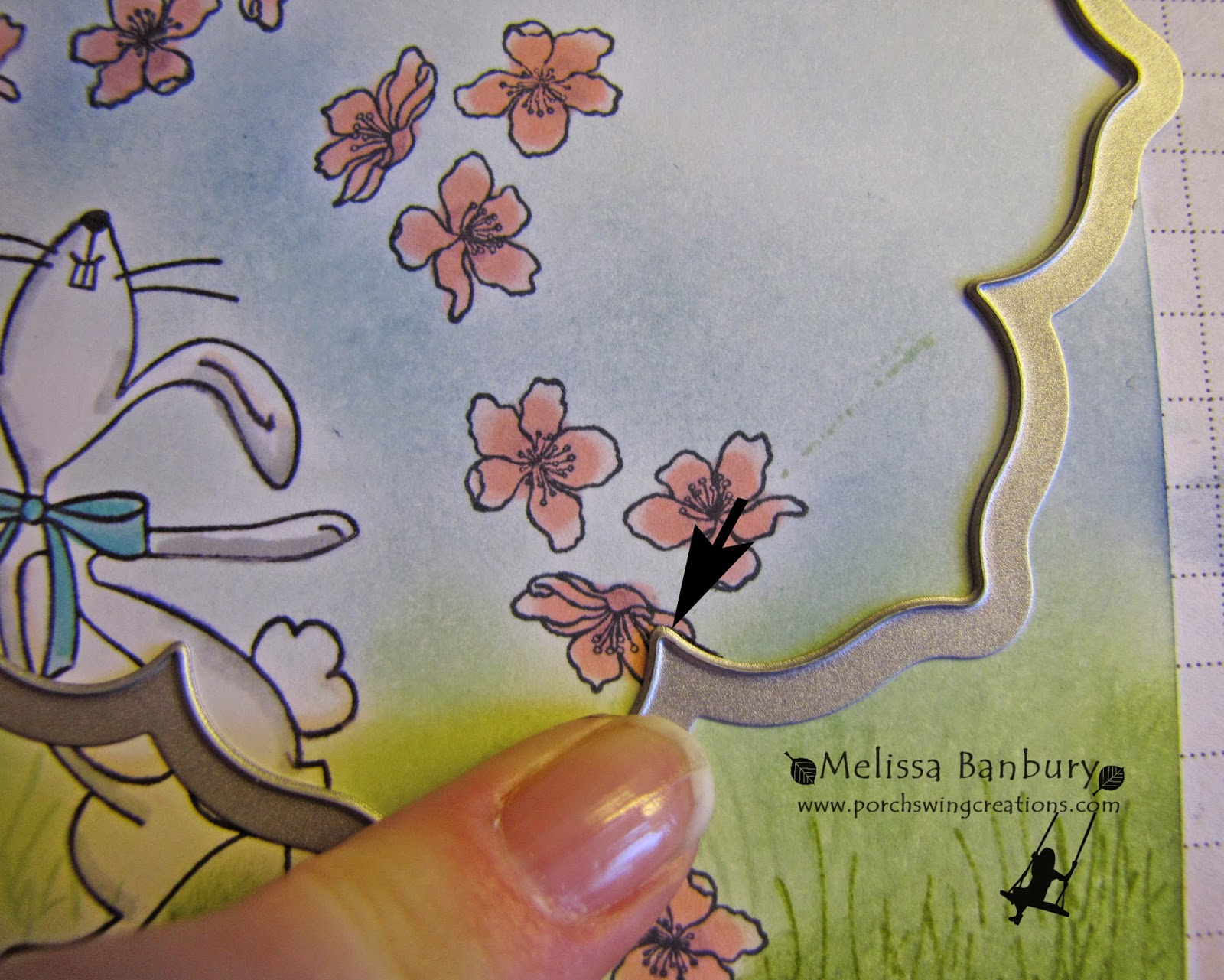 Porch Swing Creations: Celebrate Spring - Partial Die Cut Tutorial