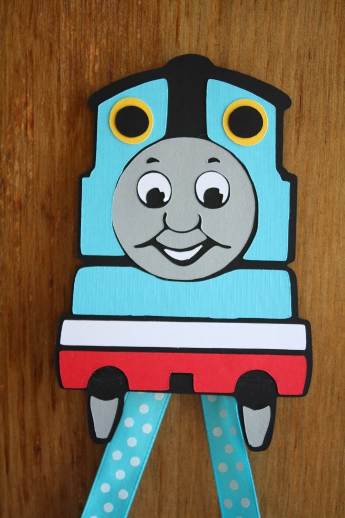 R + R Creations: Thomas the train welcome sign