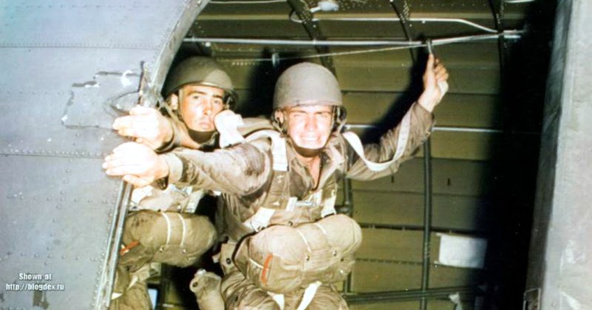 World War II in Color: U.S. Paratrooper Ready for a Jump