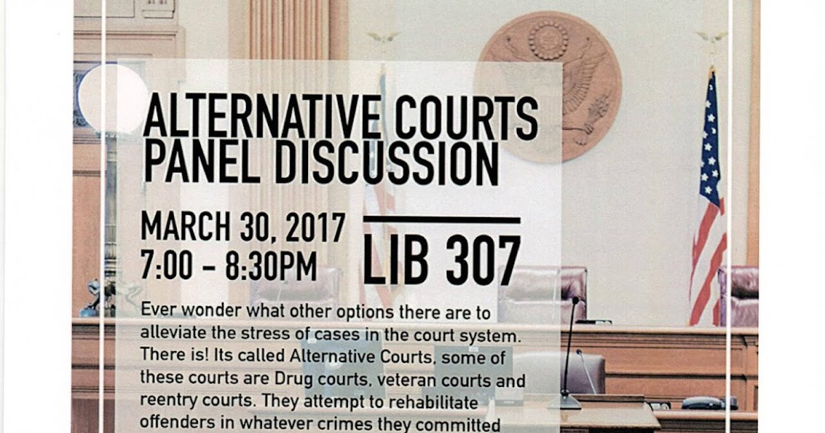 UAA Justice Center: Alternative court panel discussion Thursday, March 30