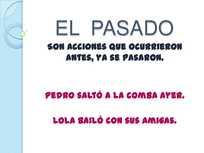 Lengua y Literatura - Los Verbos: Tiempo Pasado