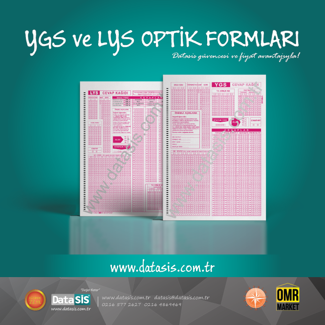 YGS‬ ve ‪LYS‬ Optik Formları; Datasis güvencesi ve fiyat avantajıyla ...