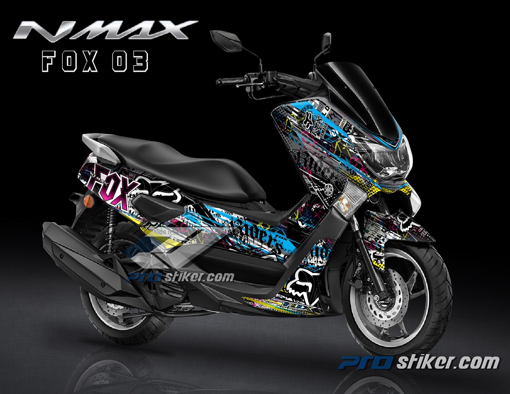 Striping Yamaha Nmax Modifikasi Full Body: Stiker Motor Nmax Desain ...