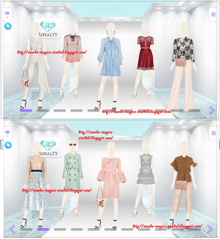 Mundo Mágico Stardoll: Nueva Colección Royalty - Nova Coleção Royalty