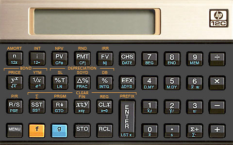 CALCULADORA FINANCEIRA HP-12C: HP-12C (Apresentação)