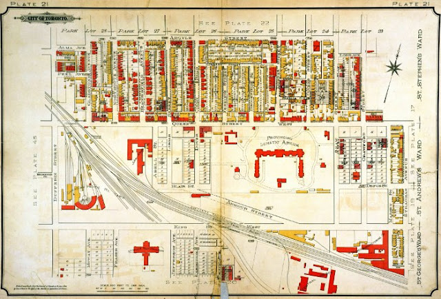 Fort York and Garrison Common Maps: [1884, 1894, 1903, 1913, 1924] Goad ...