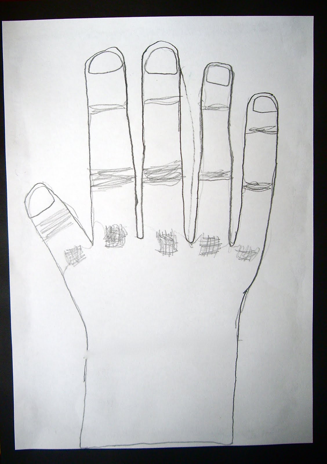 Use Your Coloured Pencils: Contour Drawing Hands