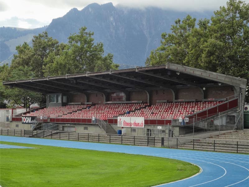 Fußball, Soccer, Calcio & Co.: Stadion Lachen, Thun