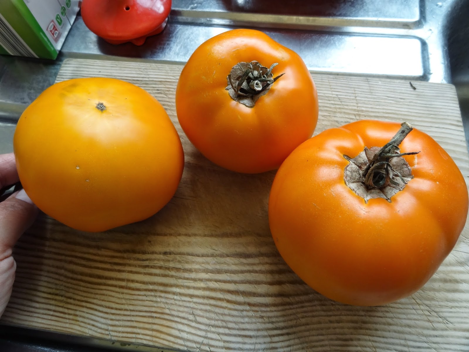 Down on the Allotment: Golden Jubilee Tomatoes