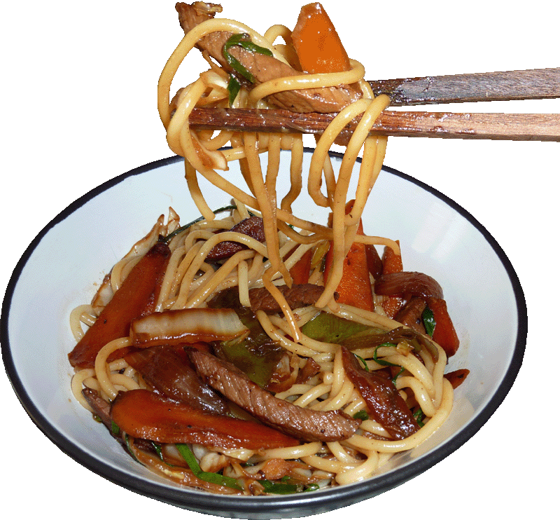 Arroz de Minhoca: Massa Chinesa com Legumes e Carne