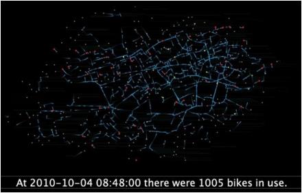 Ciudades a escala humana: 10 examples of urban data visualization