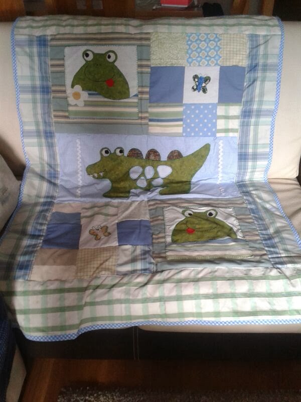 LO que HAGO en mi CASA: COLCHA PATCHWORK PARA CUNA