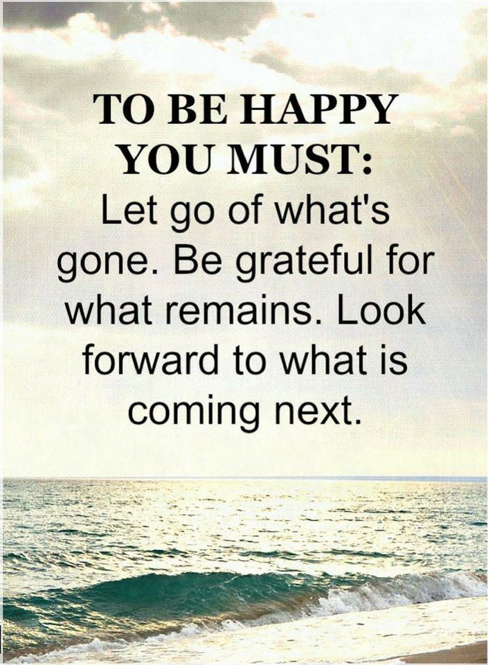 Quotes The recipe for happiness is simple, you need to learn to let go ...