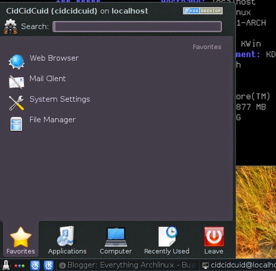Change Default KDE start menu with Lancelot Start Menu