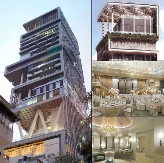 Famous Buildings Of The World: Antilia world most expensive house for ...