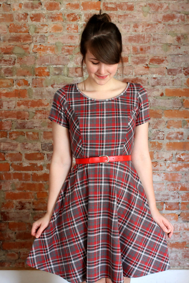 four square walls: craftsy + butcher's + a plaid dress