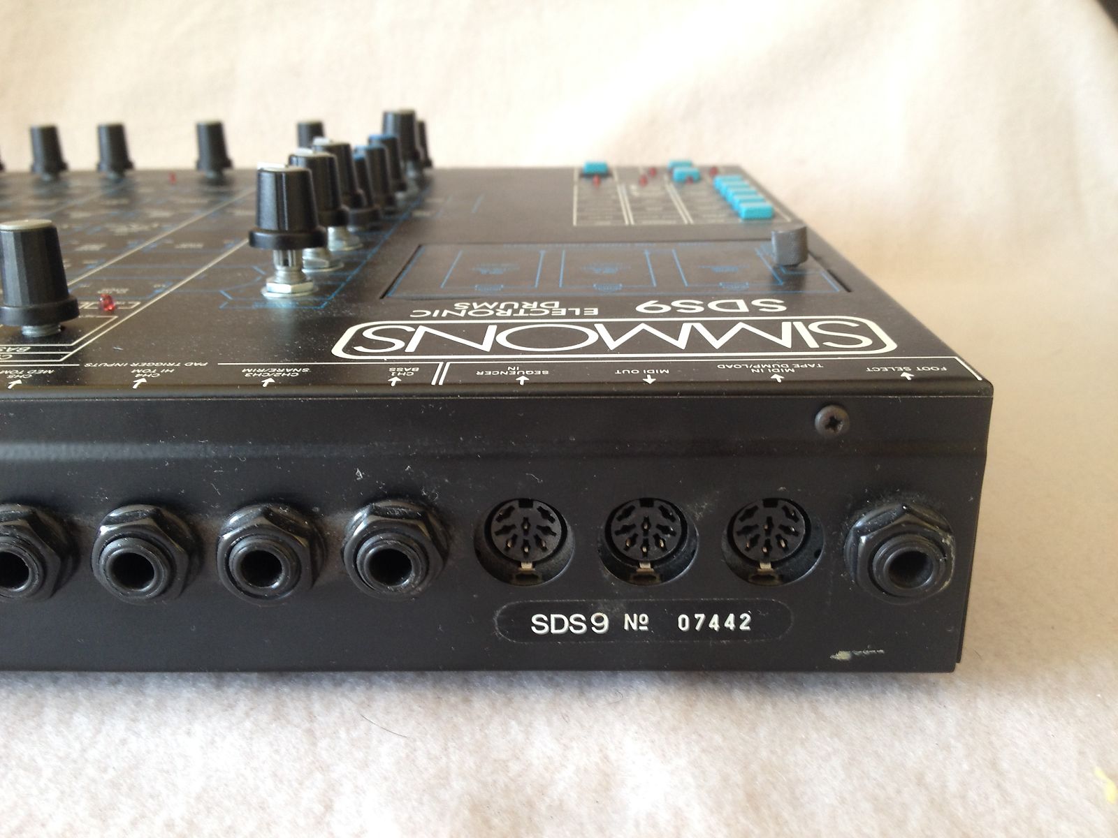 MATRIXSYNTH: Simmons SDS9 Drum Module with Original Manual SN 07442