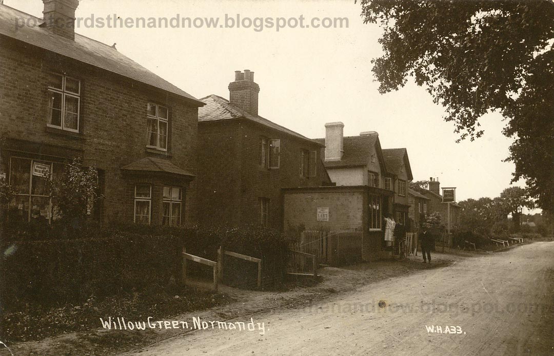 Postcards Then and Now: Normandy, Surrey, Willey Green c1912