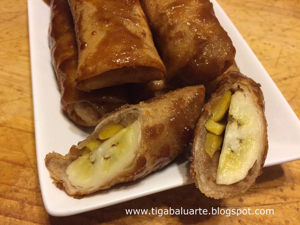 Casa Baluarte Filipino Recipes: Banana Turon with Langka