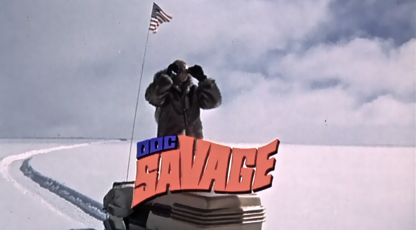 cult film freak: RON ELY AS 'DOC SAVAGE: MAN OF BRONZE' W/ ROBYN HILTON