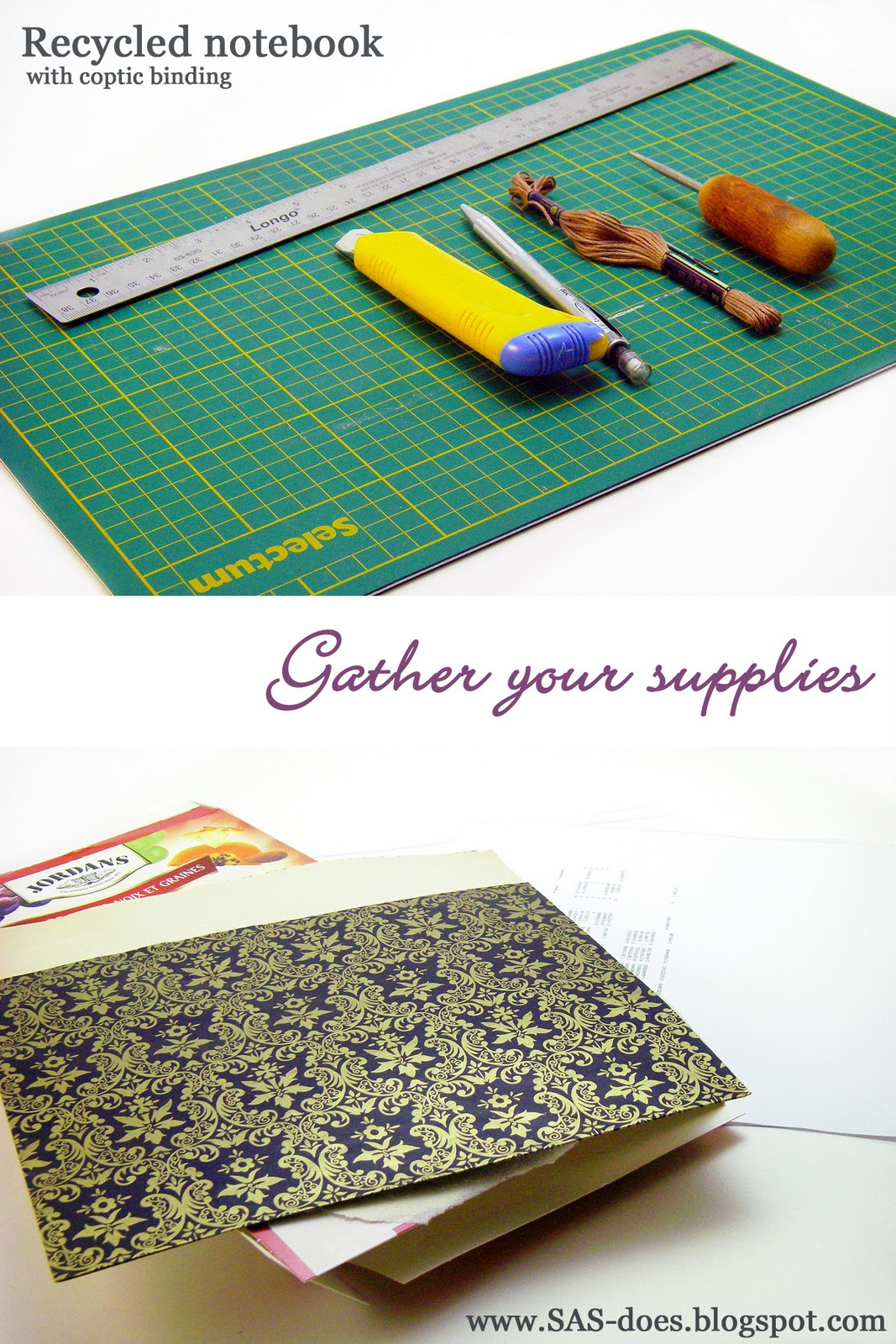 Recycled notebook tutorial part 1 | SAS does ...: Recycled notebook ...
