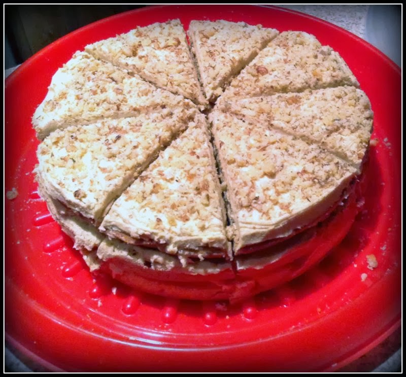 Coffee and Walnut Layer Cake | Pretty and Polished