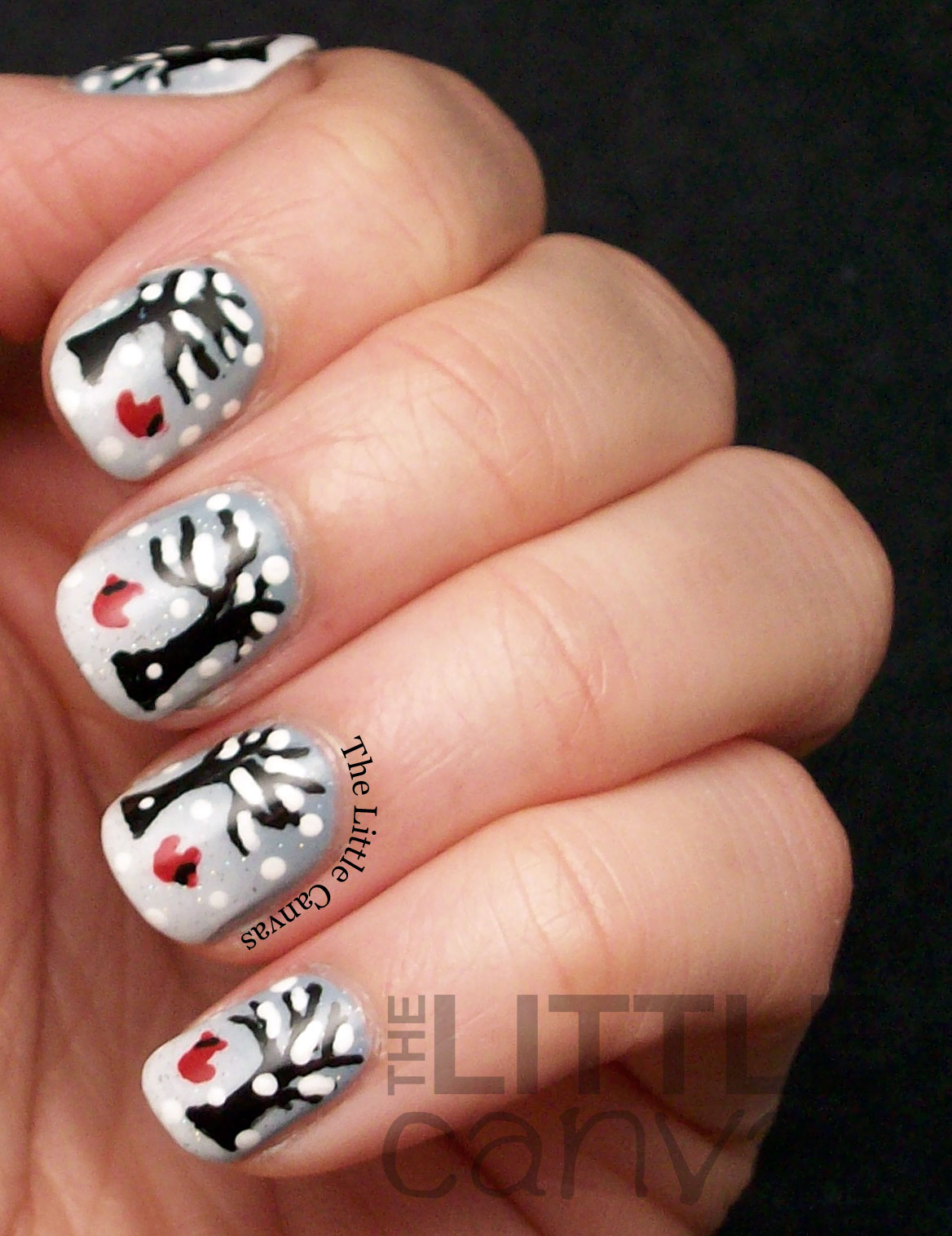 Winter Nail Art! - The Little Canvas