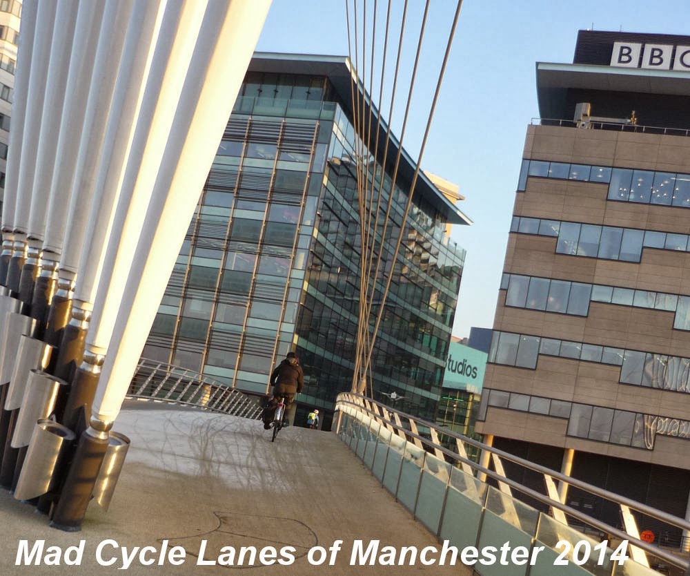 Mad Cycle Lanes of Manchester: MediaCityUK Cycle Hub Plans