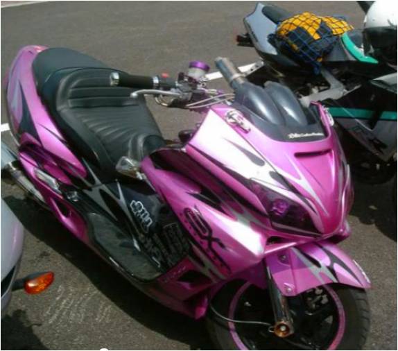 Monster Bego: Modifikasi Motor Matic Gaya Jepang