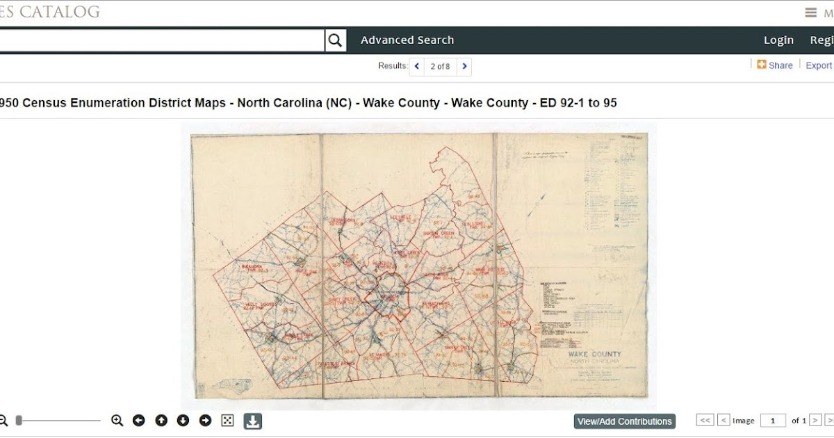 UpFront with NGS: 1950 Census Enumeration District Maps NOW Available ...