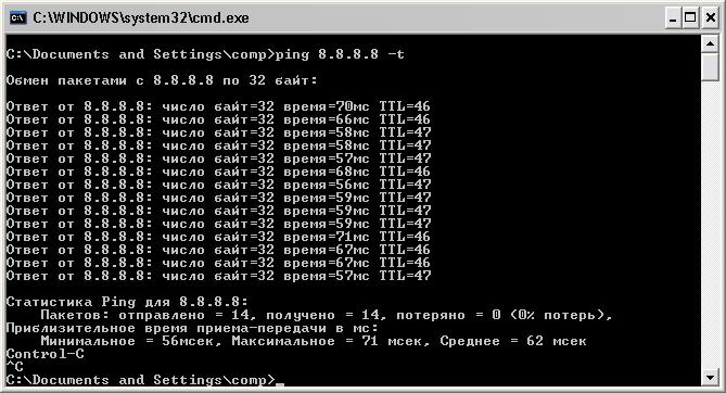 Для чего нужен пинг (ping) и тресерт (tracert)… ~ Сетевые заморочки