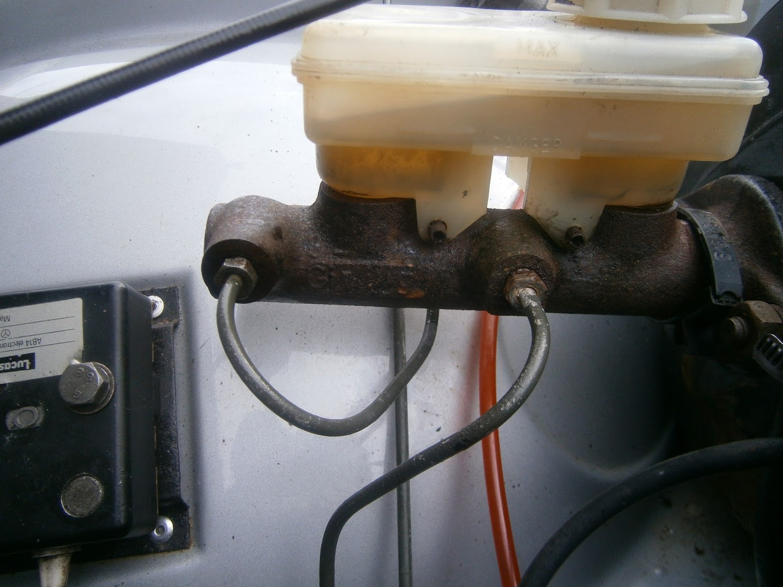Lotus Excel Restoration: Brake Master cylinder revisited- swap for Land ...