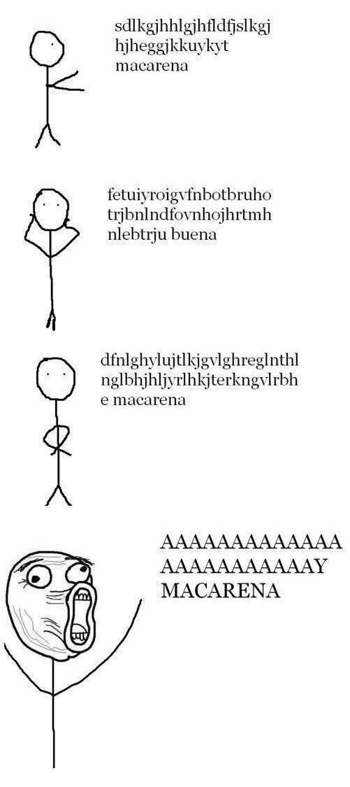 Just for fun pic: What I Know About Macarena Lyrics