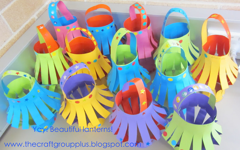 Lantern making... a craft for kids