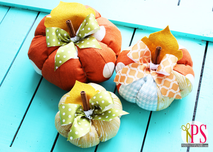 Tutoriales de Patchwork: CALABAZAS DE TELA