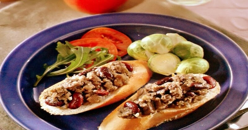 Resep Roti Perancis Daging Sapi Masak Kacang Merah - Klinikabar