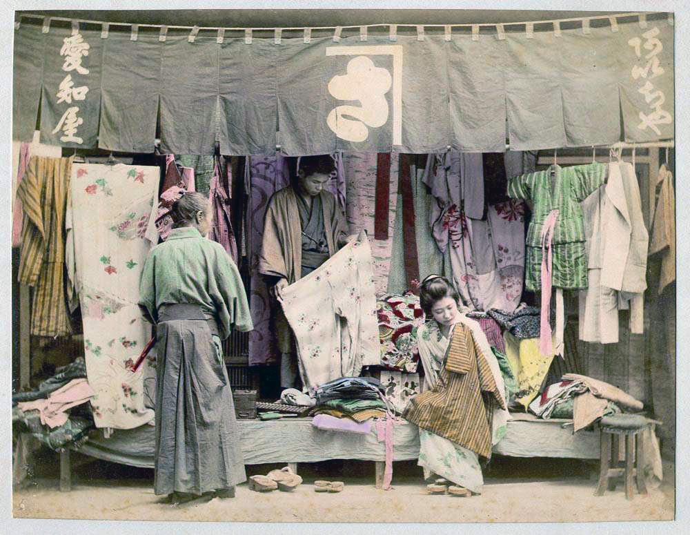 Rare Color Photos of Shops and Stores in Japan in the 19th Century ...