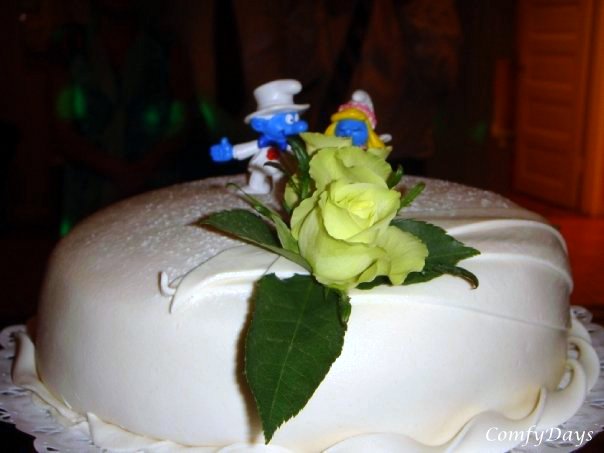 Wedding anniversary and princess torta