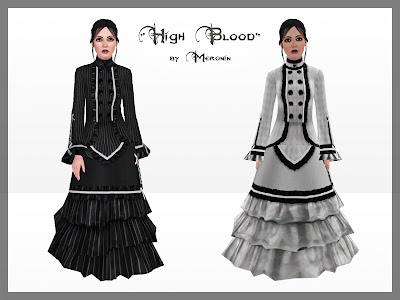 My Sims 3 Blog: High Blood Miniset and Steampunk Addiction Set by Meronin