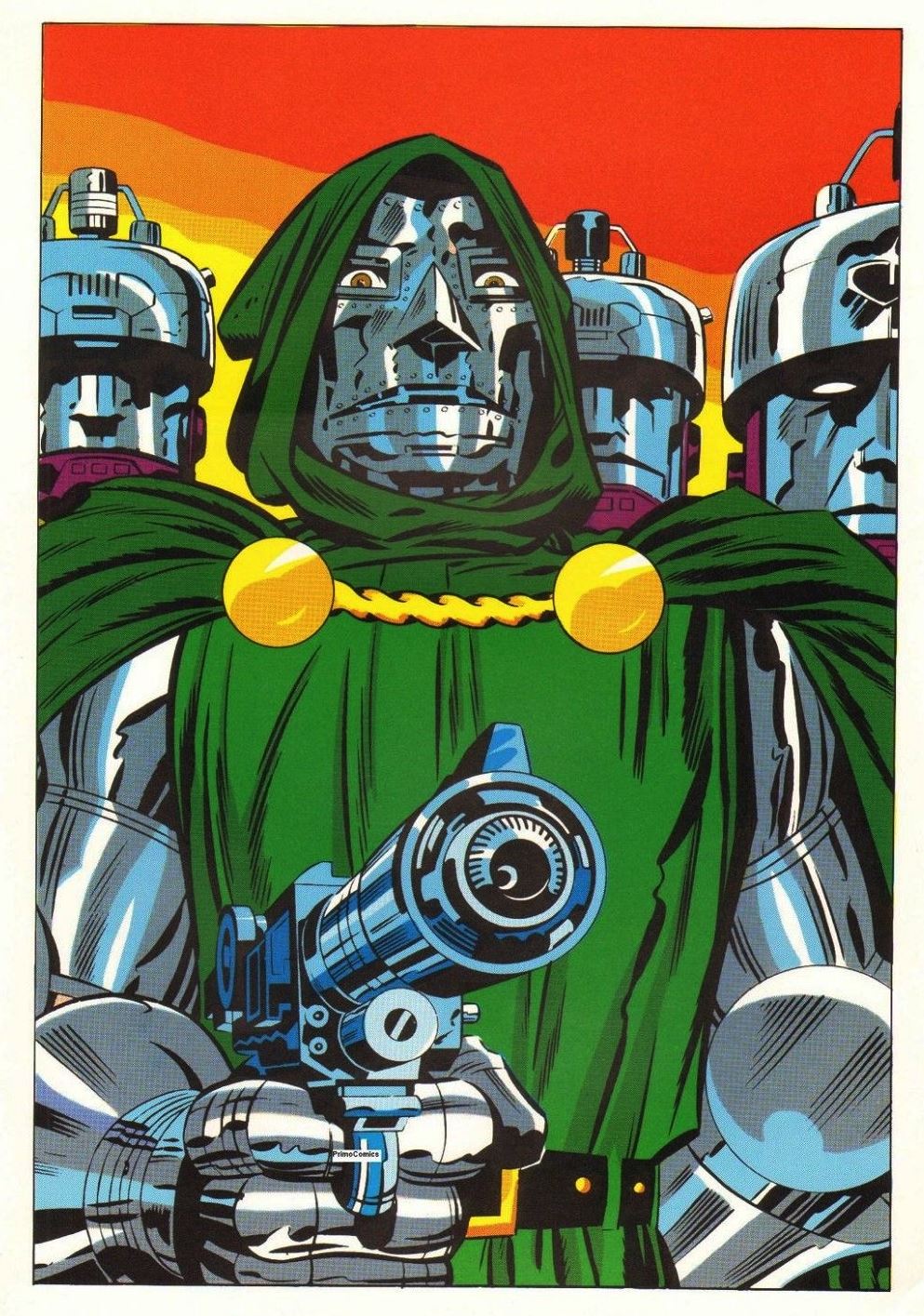 Cap'n's Comics: Doc Doom Mini Poster by Jack Kirby