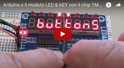 Aspettando il bus: Arduino con il modulo LED e KEY con TM1638 - parte 1