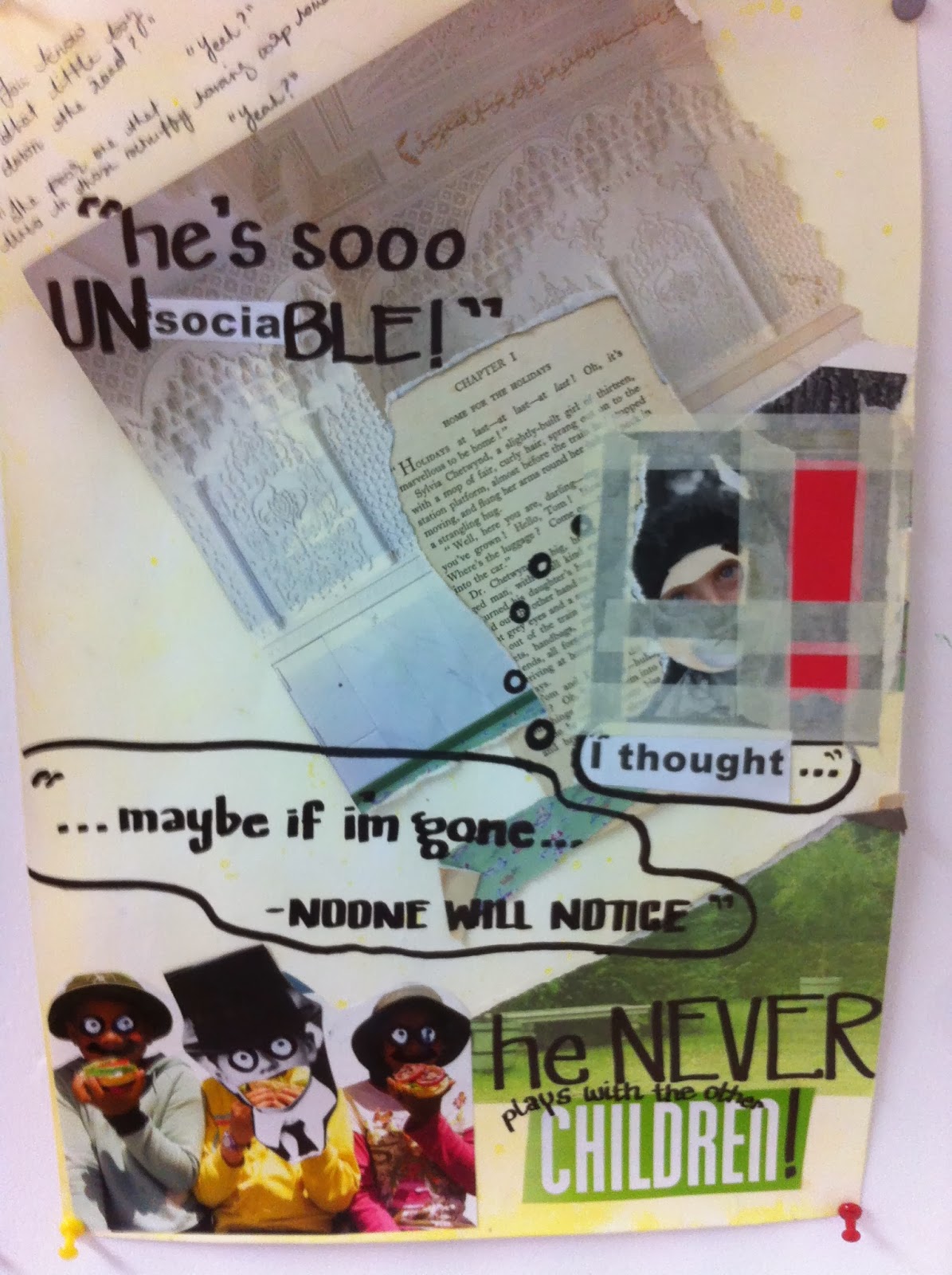 PROJECT & SHOW: EXPERIMENTAL CHILD ABUSE EXAMPLE AND AWARENESS POSTERS
