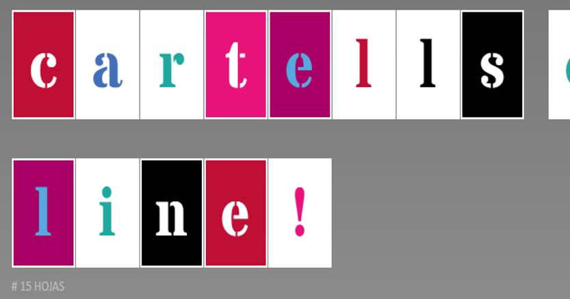 COMPARTINT IDEES: CARTELLS ON LINE
