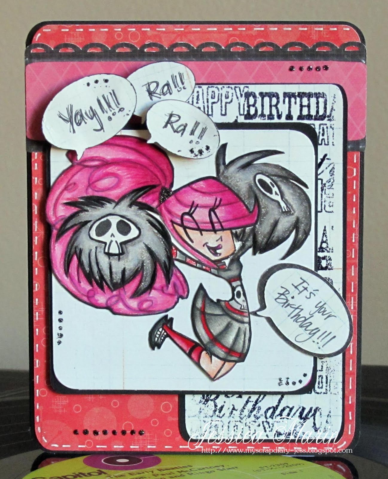 My Scrap Diary: Simply Betty Stamps 50s Emo Kids - Preview Day 1