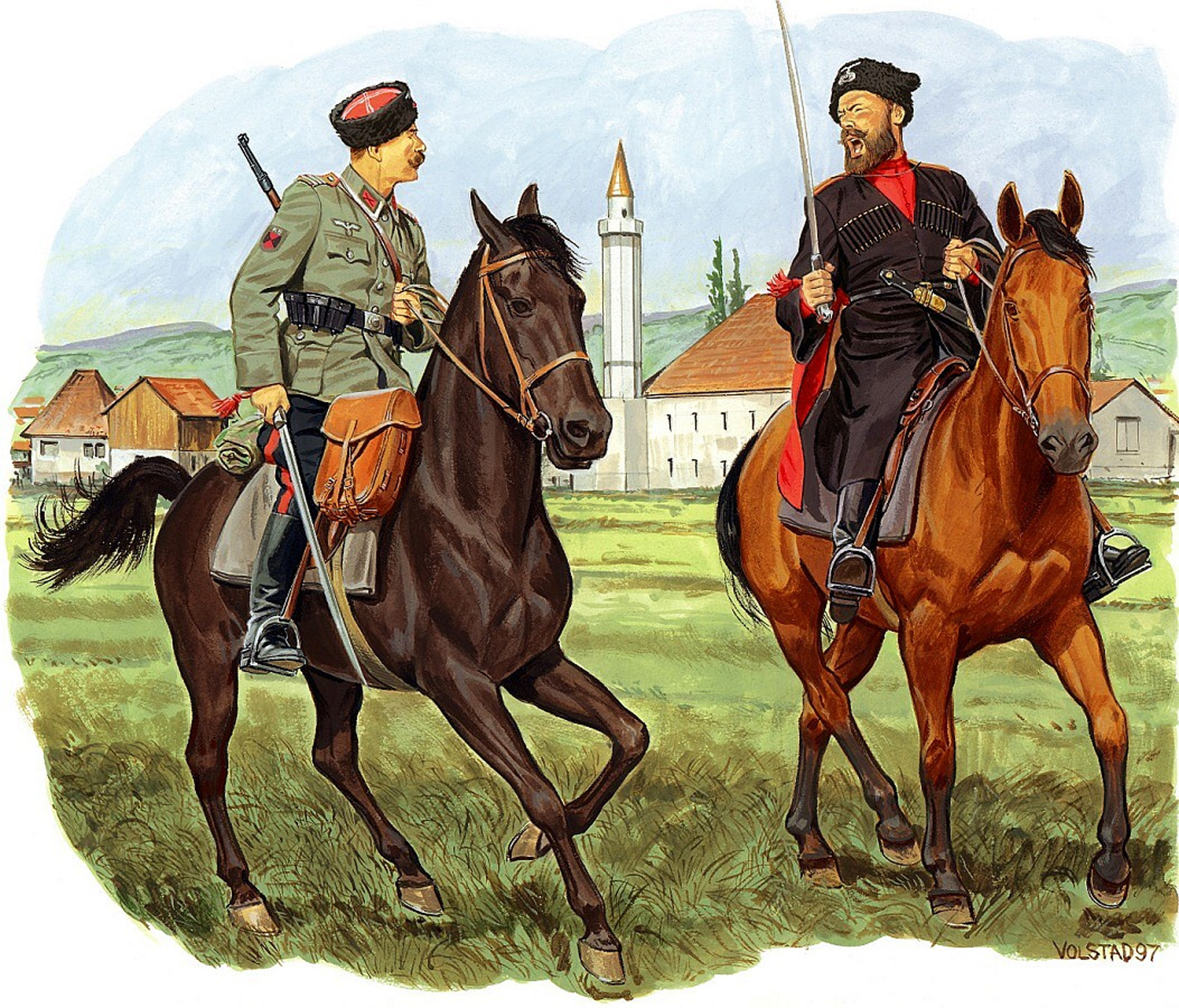 BRIGADIER MIGUEL KRASSNOFF: COSACOS EN RUSIA HOY