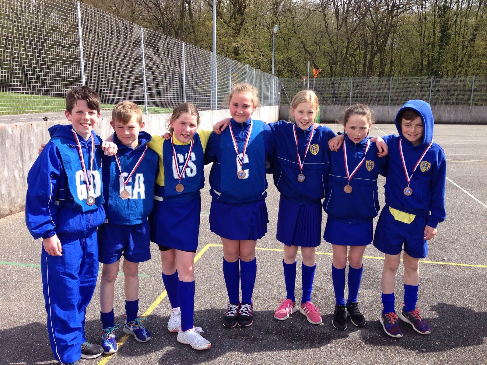 Bronze Winning Netball Team