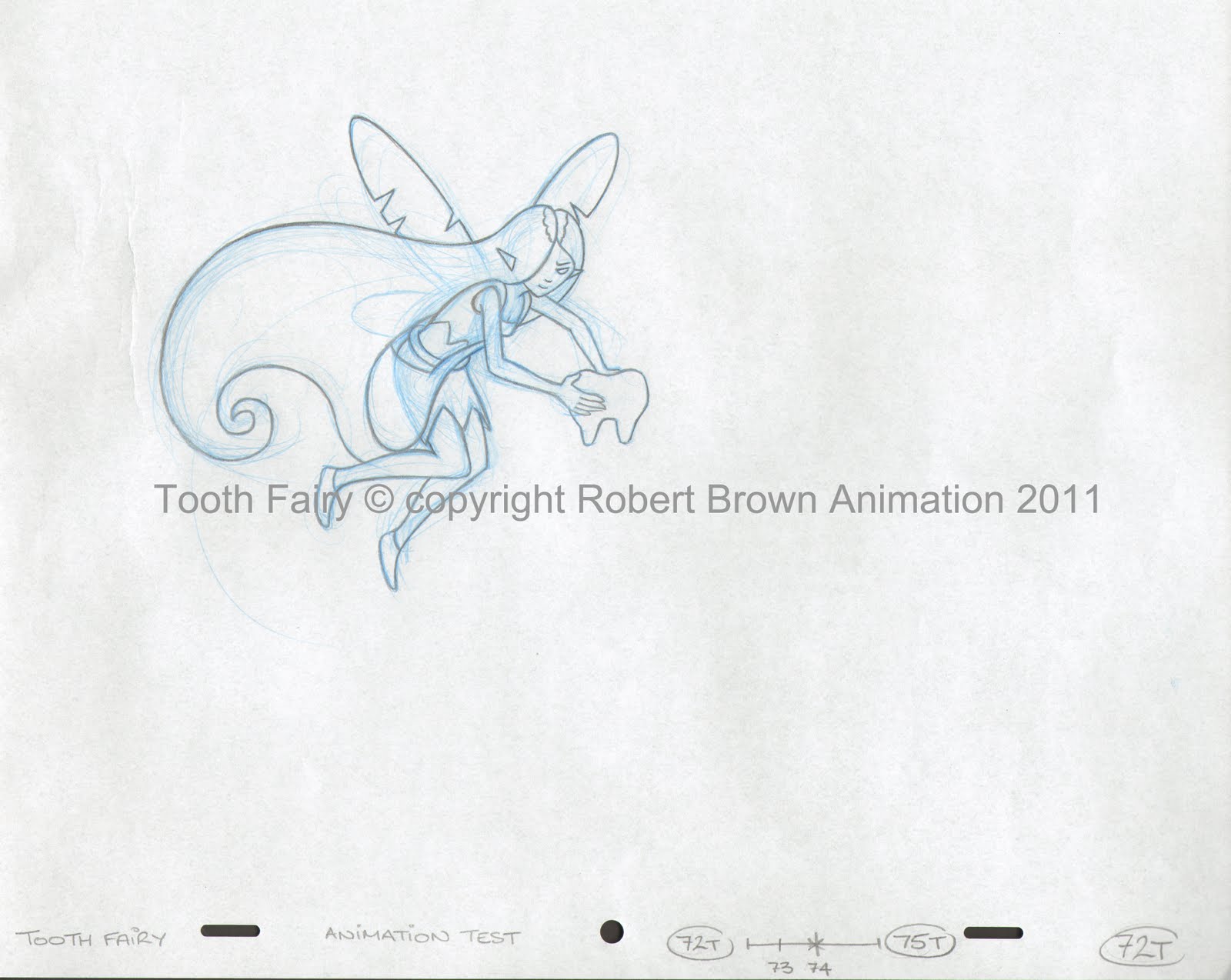 Robert Brown Animation: Tooth Fairy ~ Rough Animation Drawing
